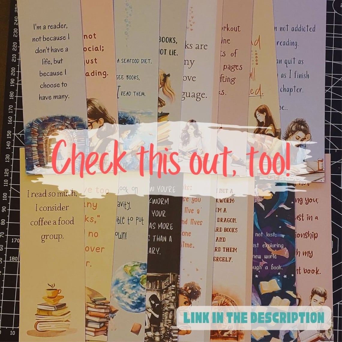 Book Tracker Printable Reading Tracker Bookmark Monthly and Yearly ...