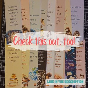 Book Tracker, Printable Reading Tracker Bookmark, Monthly and Yearly ...