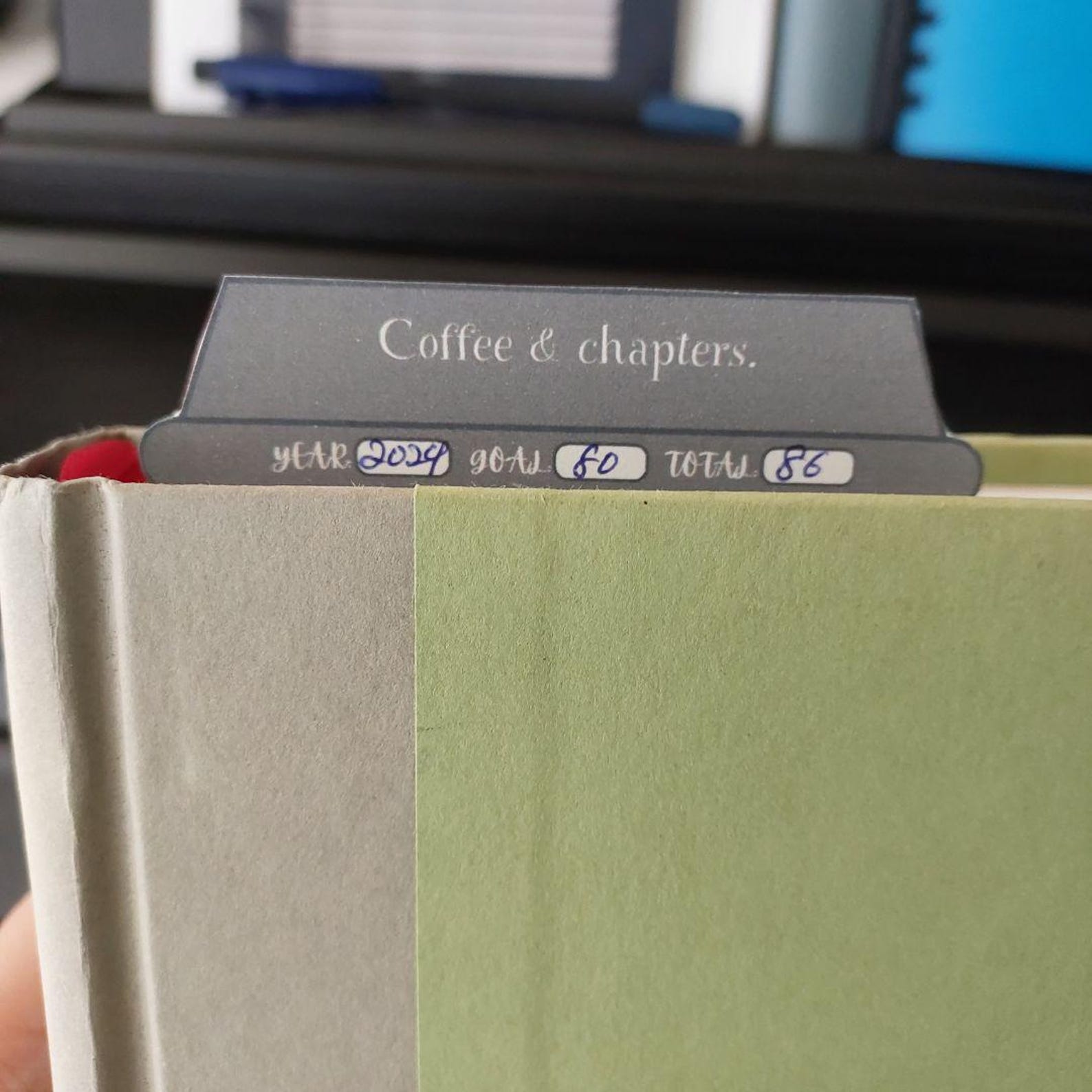 13 Reading Habit Tracker, Printable Coffee Cup Bookmark, Yearly Reading ...