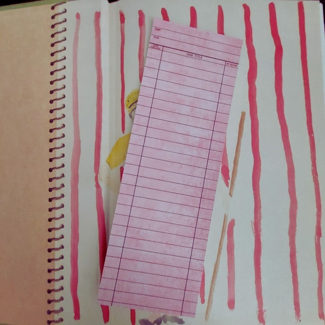 5 Vintage Library Card Book Tracker, Printable Bookmark, Reading Log to ...