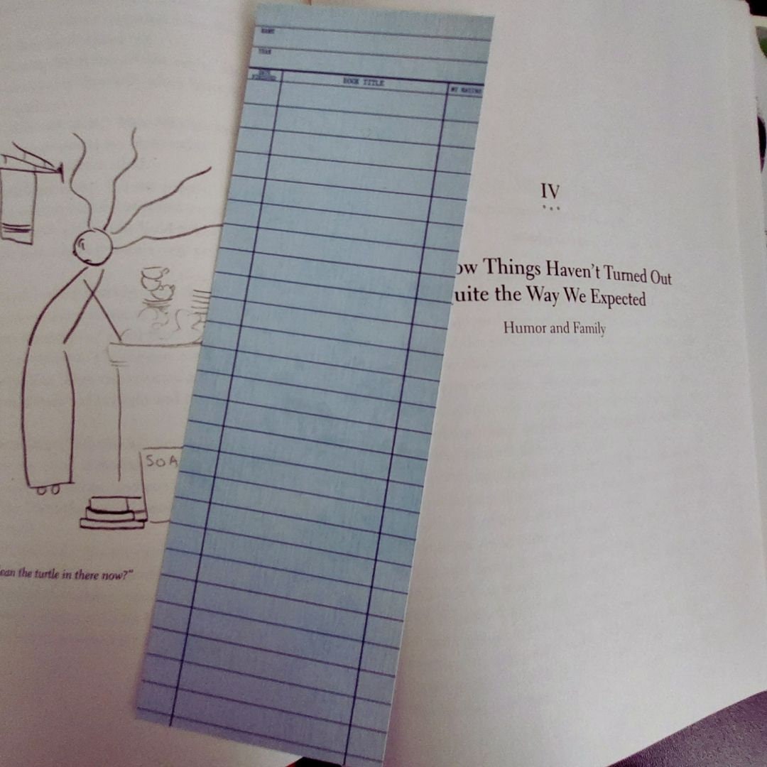 5 Vintage Library Card Book Tracker, Printable Bookmark, Reading Log to ...