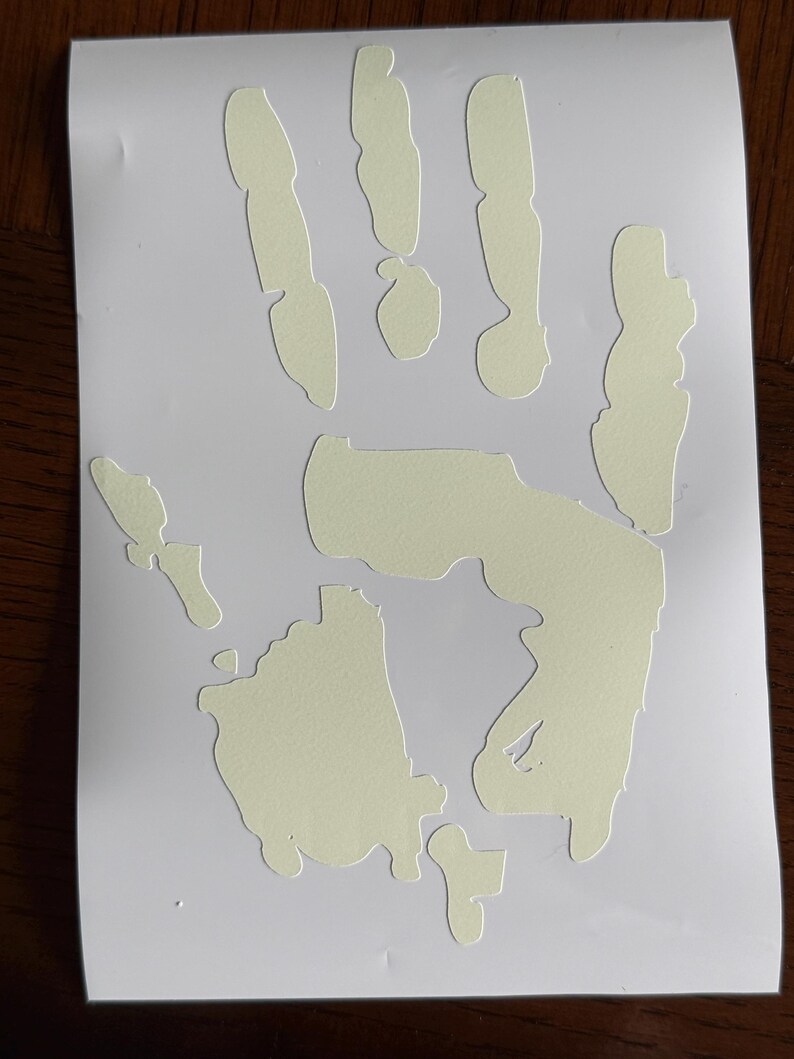 Phasmophobia UV Handprint Vinyl Sticker - Etsy
