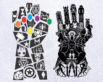 Avengers Gauntlet Svg - Etsy