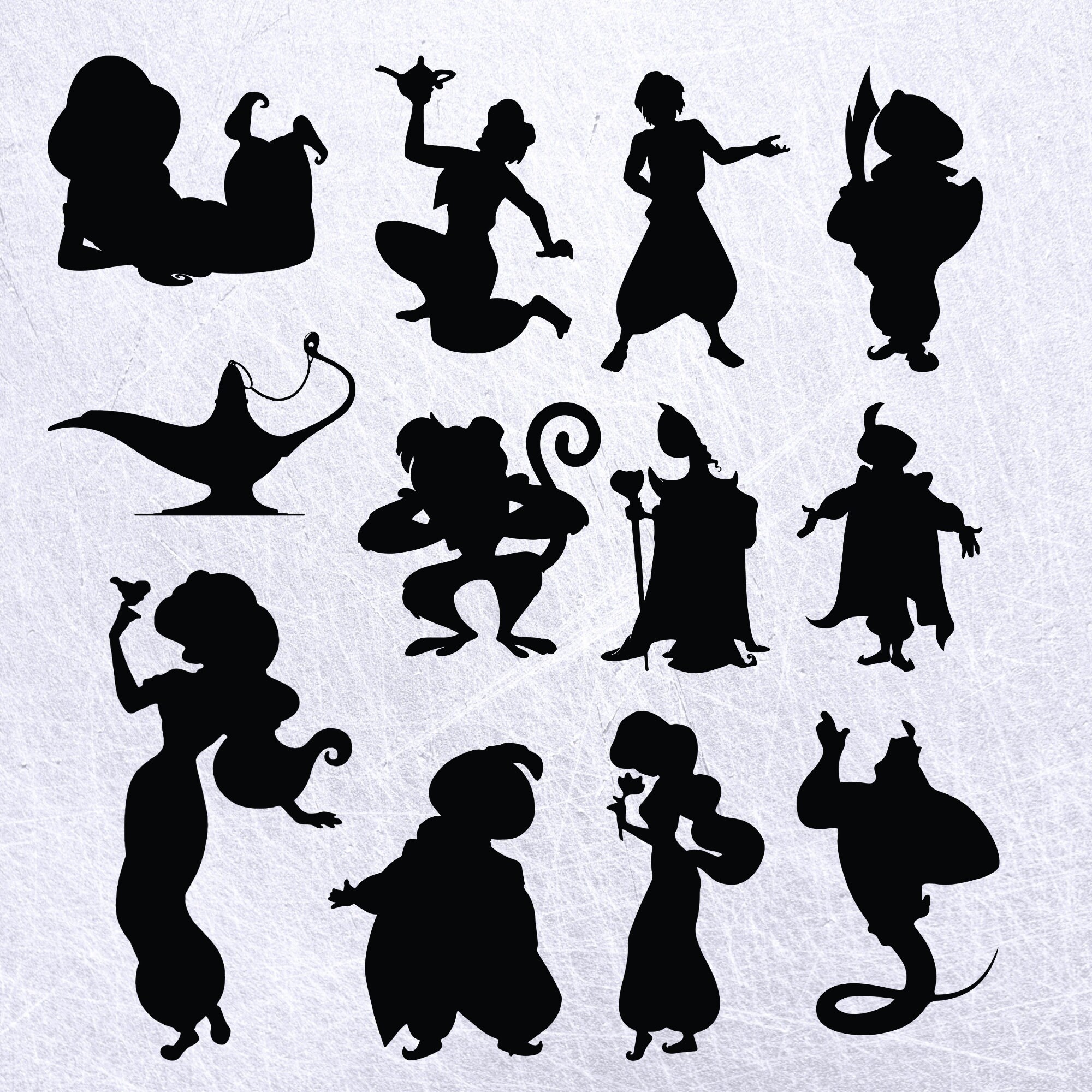 Aladdin SVG Jasmine SVG Aladdin Cut File Aladdin Cricut - Etsy Australia