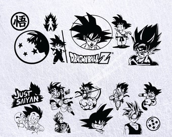 Dragon Ball Z Svg - Etsy