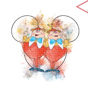 Alice Wonderland Png Tweedle Dee Tweedle Dum Mickey Ears Cliparts Png ...