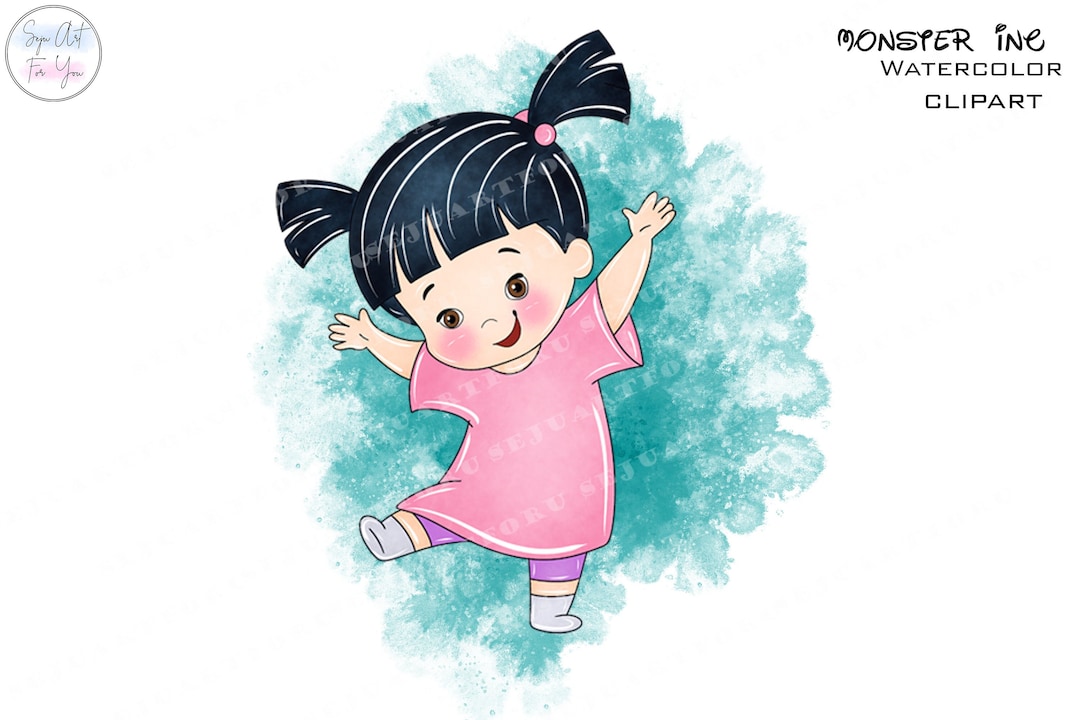 Monster Inc Clipart, Monster Inc Clip Art, Monster Inc Watercolor ...
