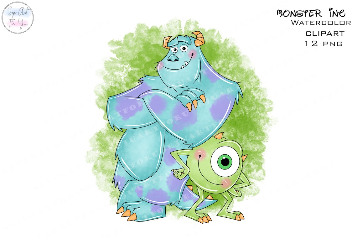 Monster Inc Clipart Monster Inc Clip Art Monster Inc - Etsy Australia
