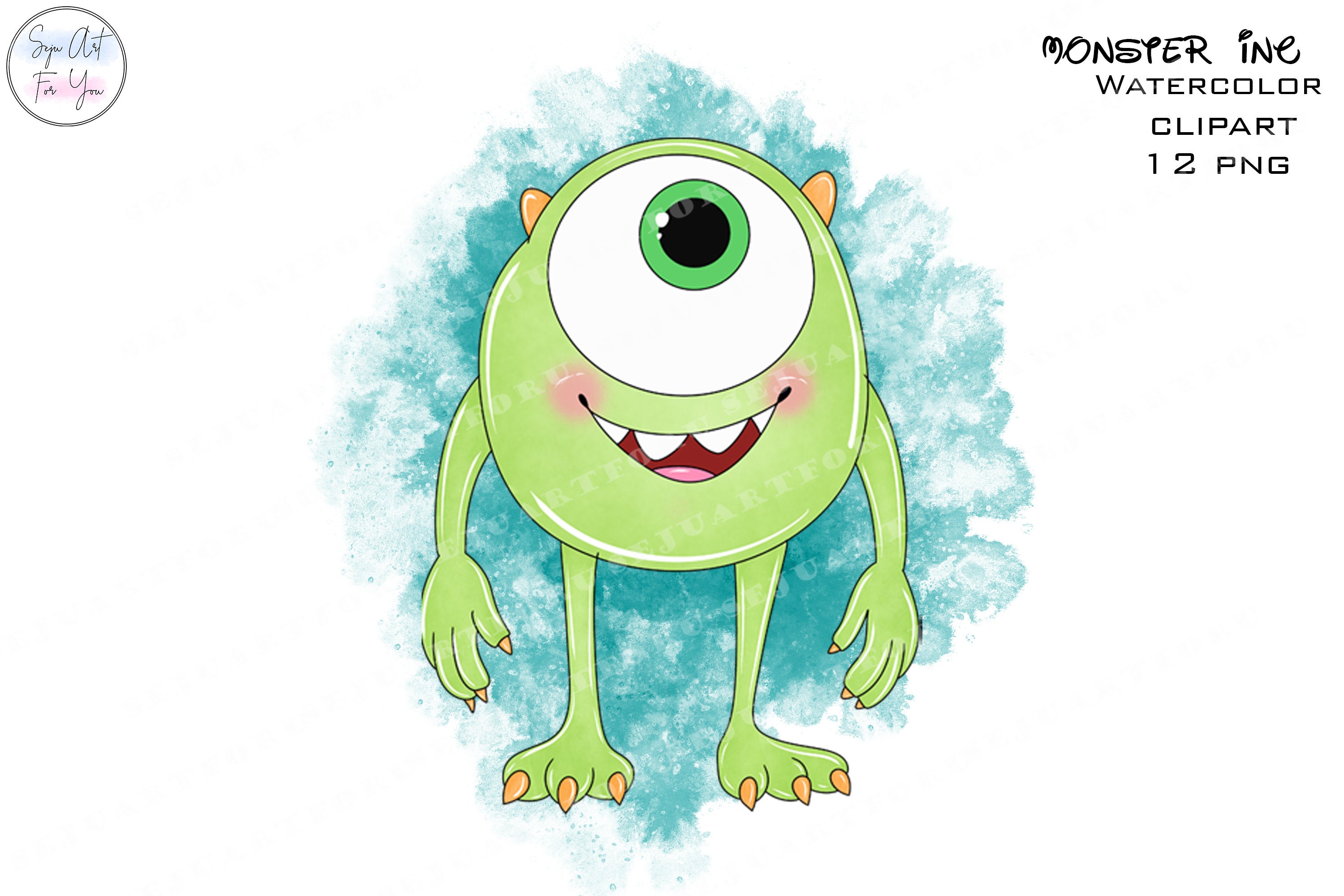 Monster Inc Clipart Monster Inc Clip Art Monster Inc - Etsy Ireland