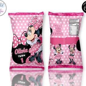 Minnie Mouse Chips Bags Template Chips Bags Labels Chips Bag for ...