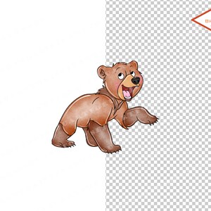 Brother Bear Png Brother Bear Koda Clip Art Nursery Watercolor Png ...