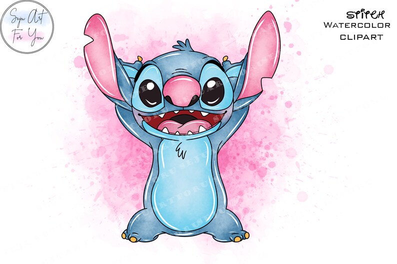 Stitch Clipartstitch Pngstitch Watercolor Stitch Clip Art - Etsy