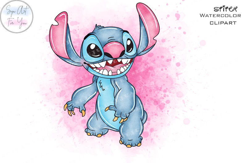 Stitch Clipartstitch Pngstitch Watercolor Stitch Clip Art - Etsy