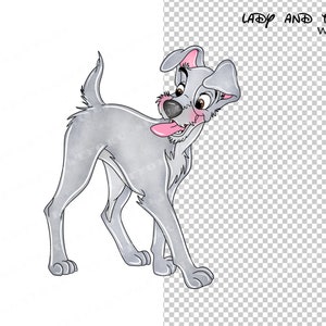 Lady and the Tramp Watercolor Clipart, Tramp PNG (digital Download) - Etsy