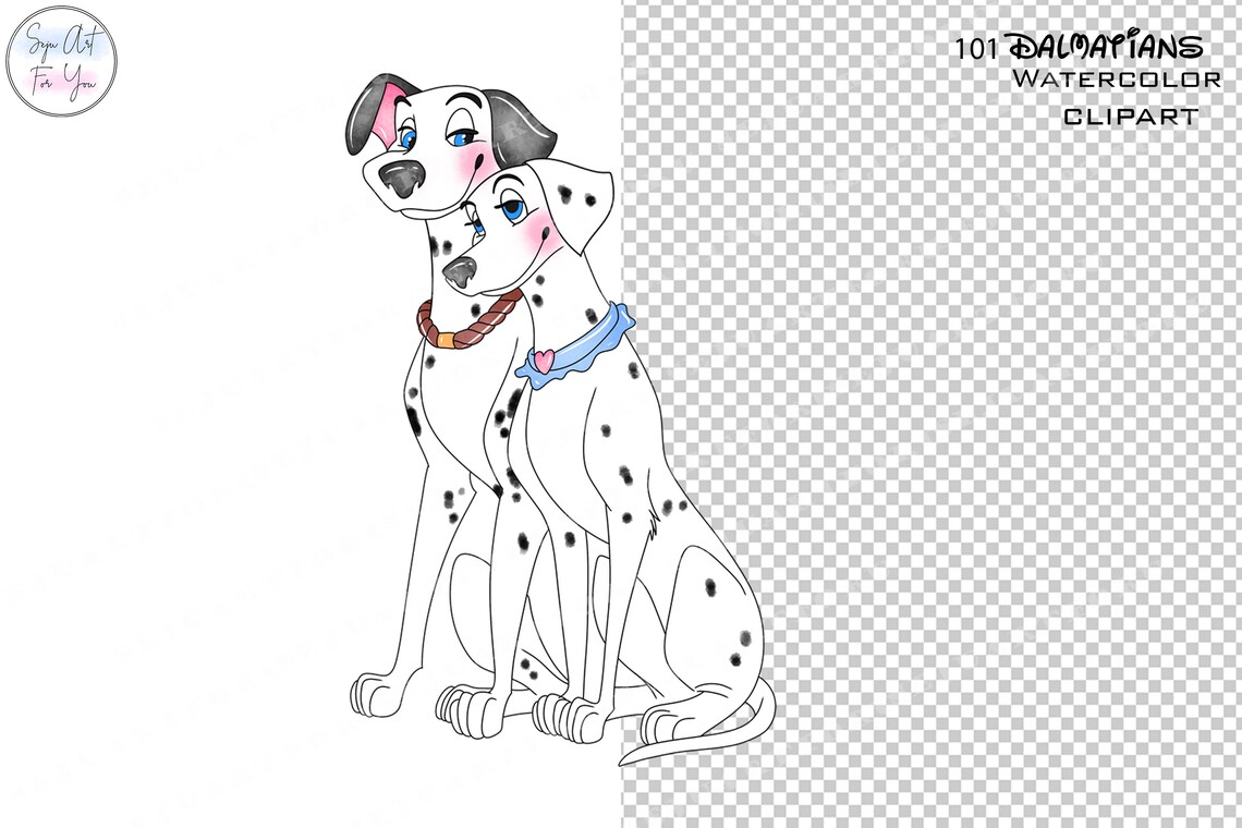 101 Dalmatians Clipart 101 Dalmatians 101 Dalmatians Png - Etsy
