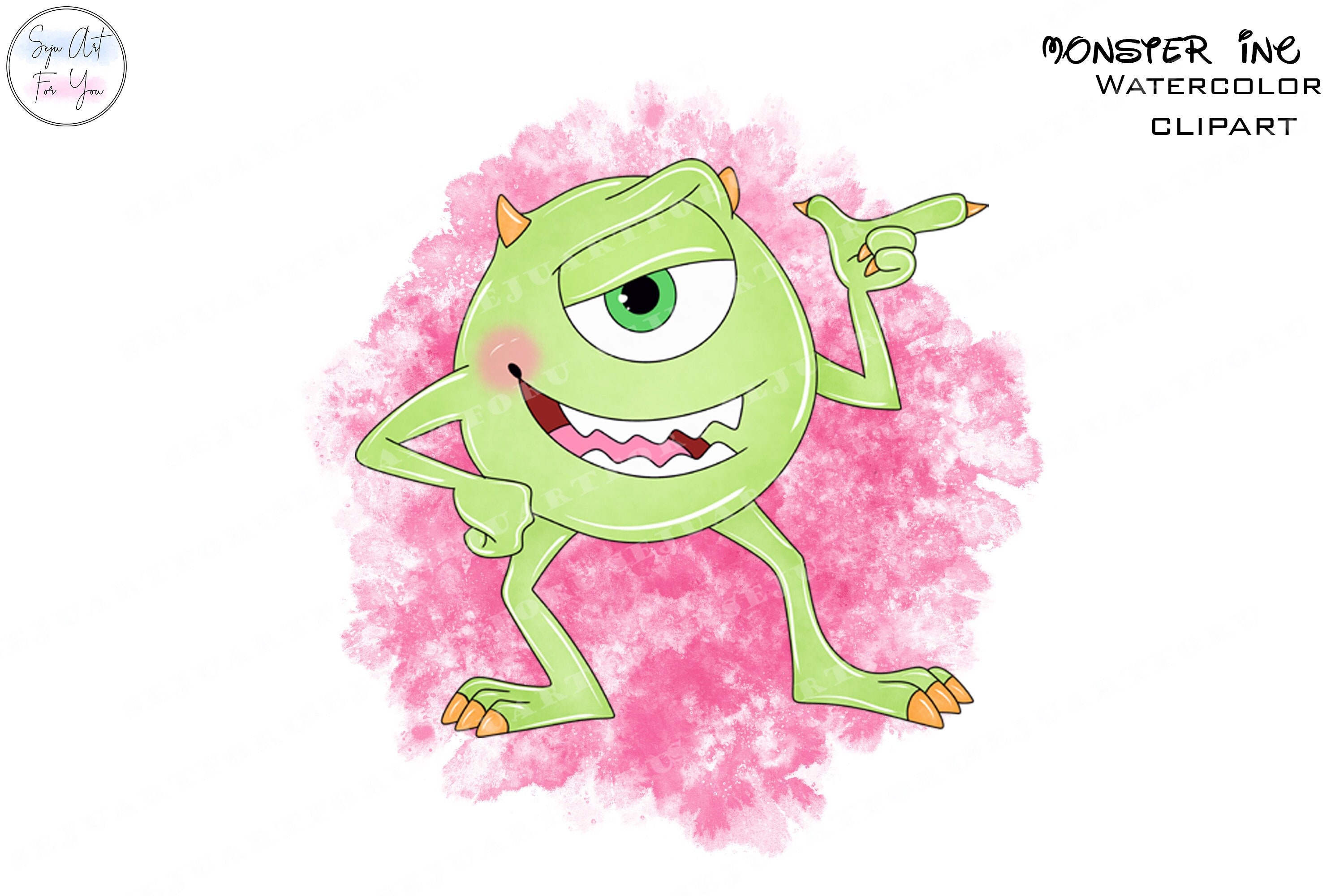 Monster Inc Clipart Monster Inc Clip Art Monster Inc - Etsy