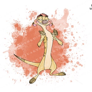 Lion King Watercolor Clipart Bundle (PNG) - Etsy