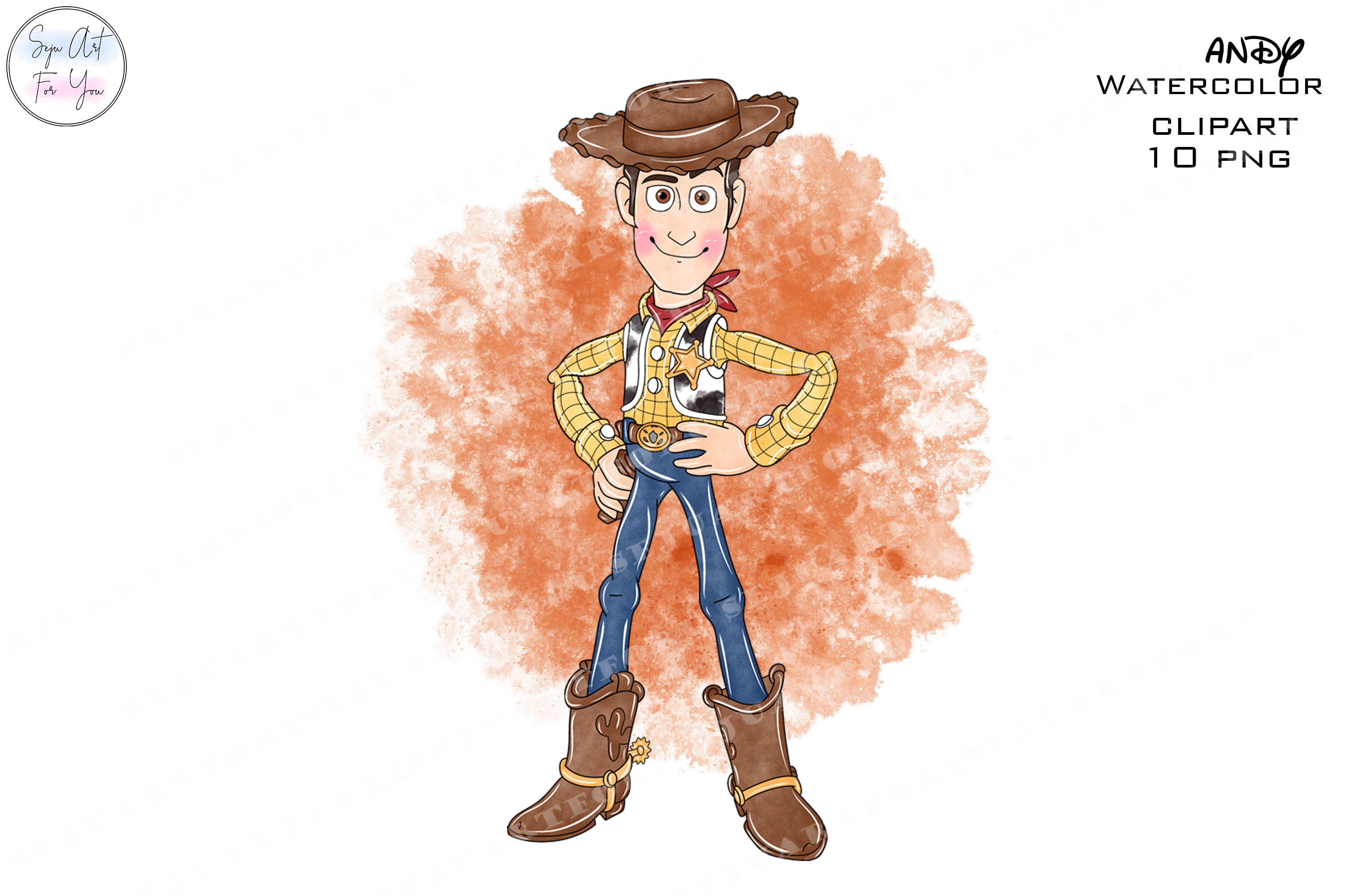 Toy Story Clipart Toy Story Watercolor Watercolor Toy Story - Etsy UK