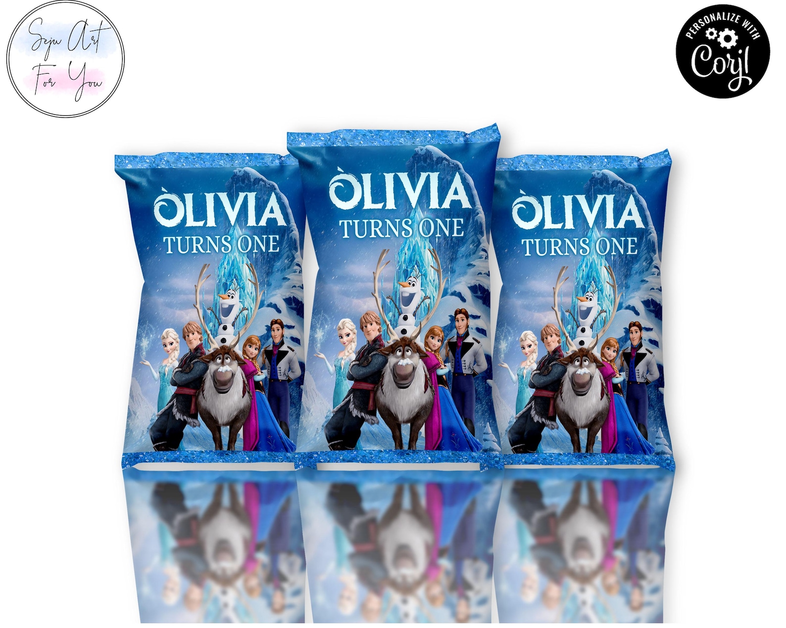 Princess Elsa Frozen Chips Bags Template Chips Bags Labels Chips Bag ...