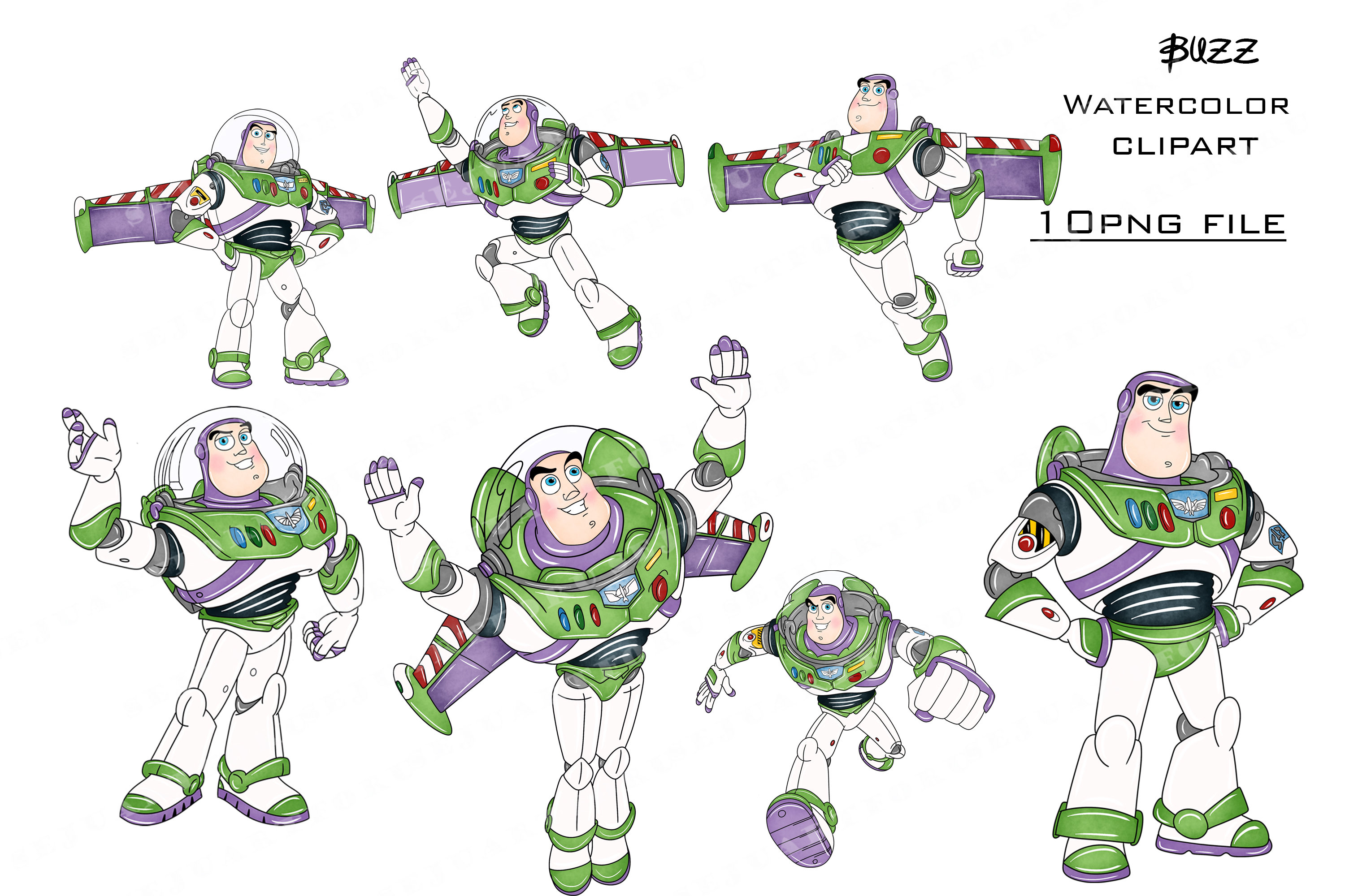 Toy Story Buzz Lightyear Flying