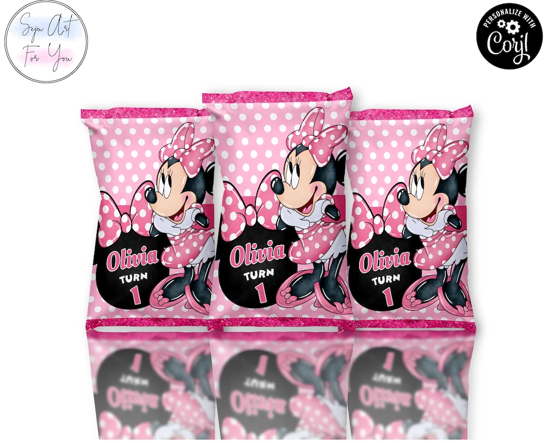 Minnie Mouse Chips Bags Template Chips Bags Labels Chips Bag for ...
