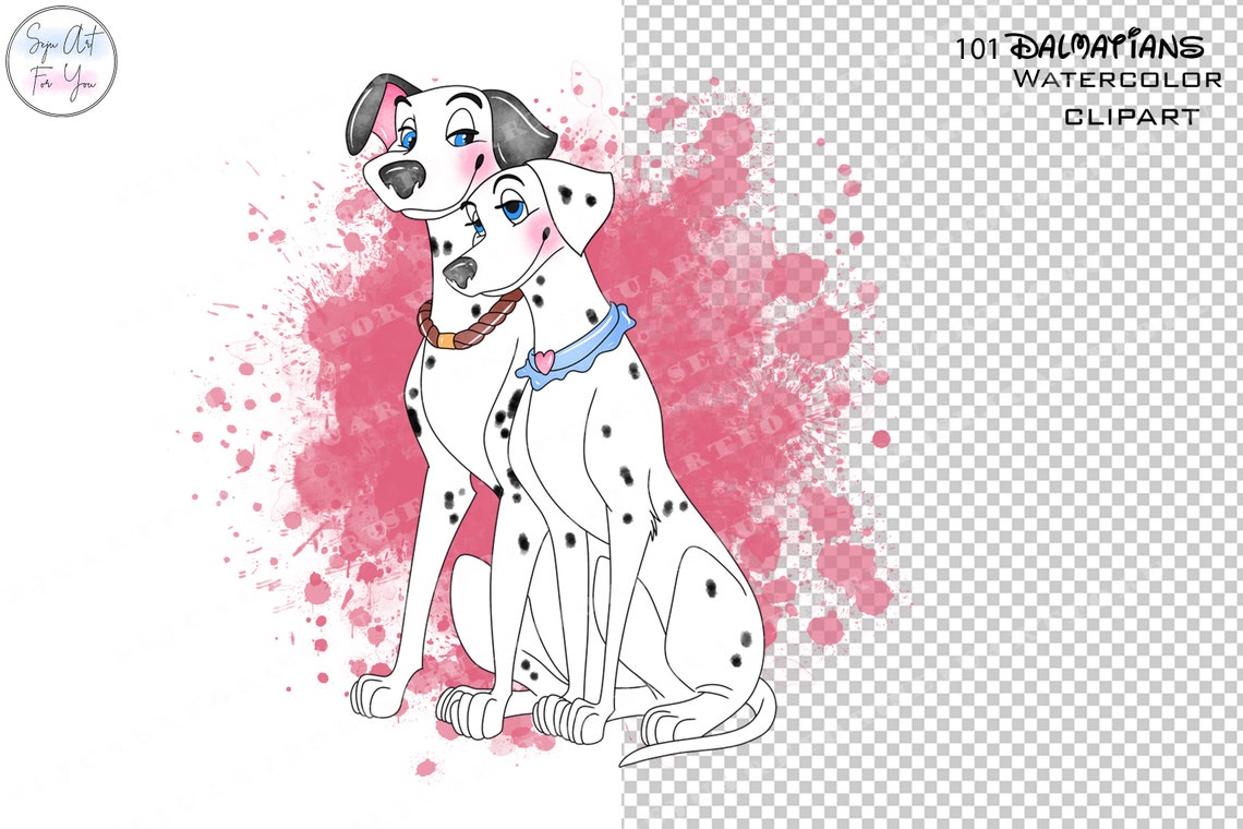 101 Dalmatians Clipart 101 Dalmatians 101 Dalmatians Png - Etsy UK