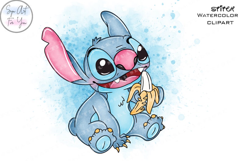 Stitch Clipartstitch Pngstitch Watercolor Stitch Clip Art - Etsy