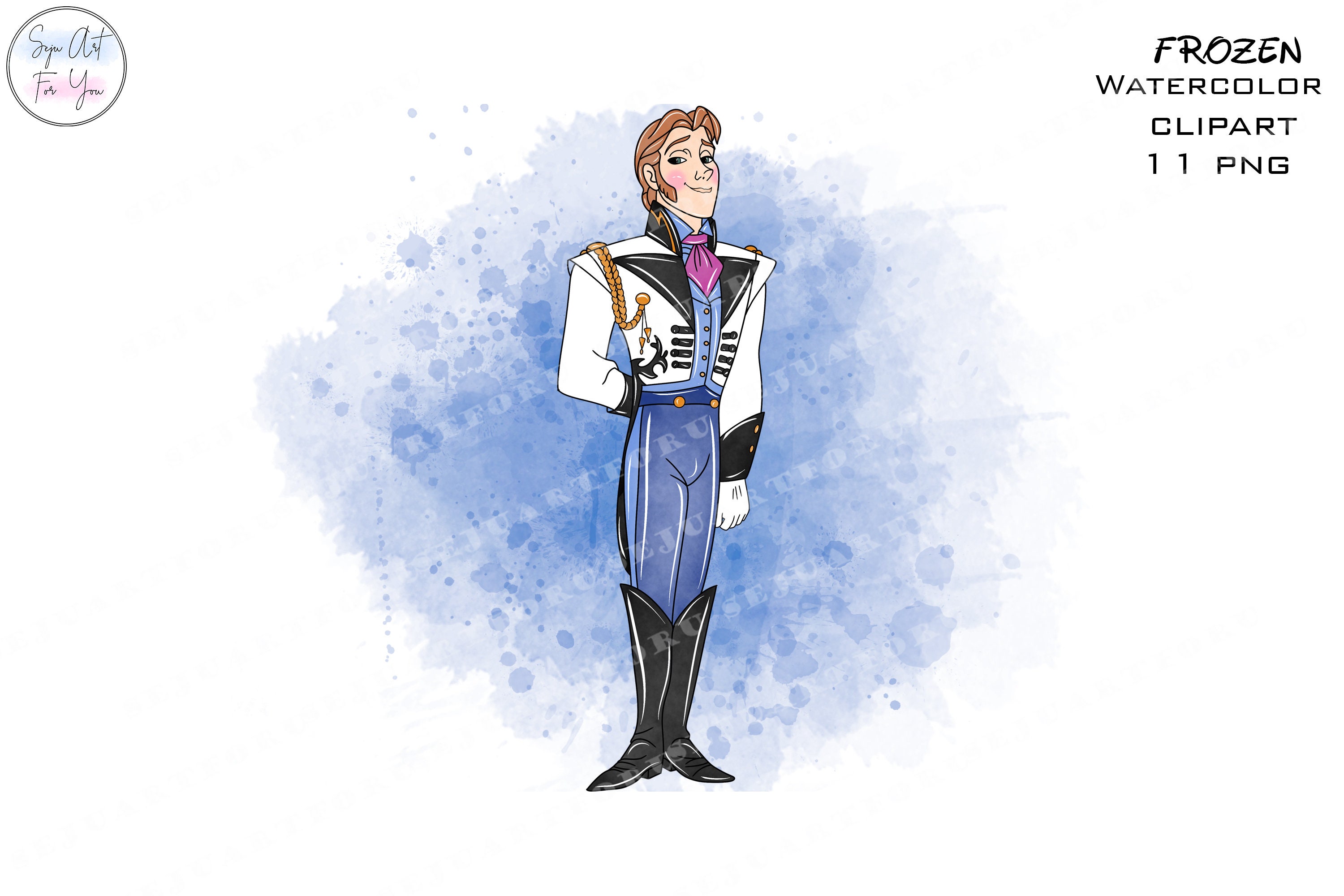 Hans Frozen Drawing