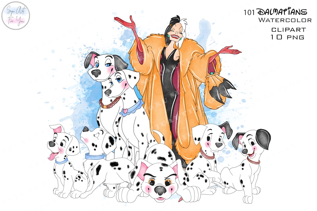 Dalmation Clipart,101 Dalmatians Clipart, 101 Dalmatians Png, 101 ...