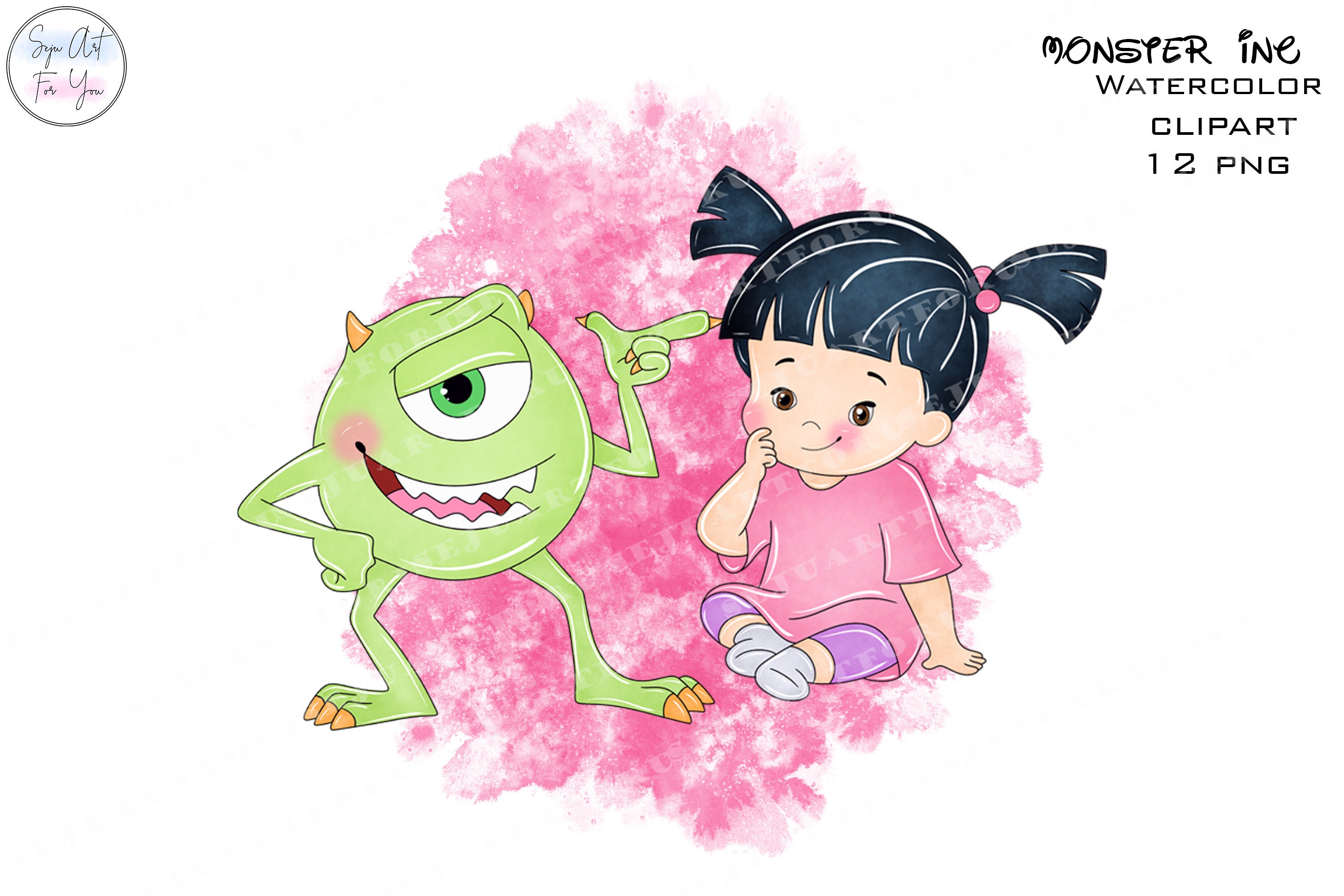 Monster Inc Clipart Monster Inc Clip Art Monster Inc - Etsy Ireland