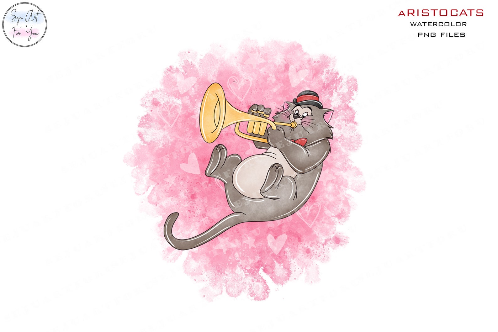 Aristocats Marie Watercolor Clipart Bundle (digital Download) - Etsy