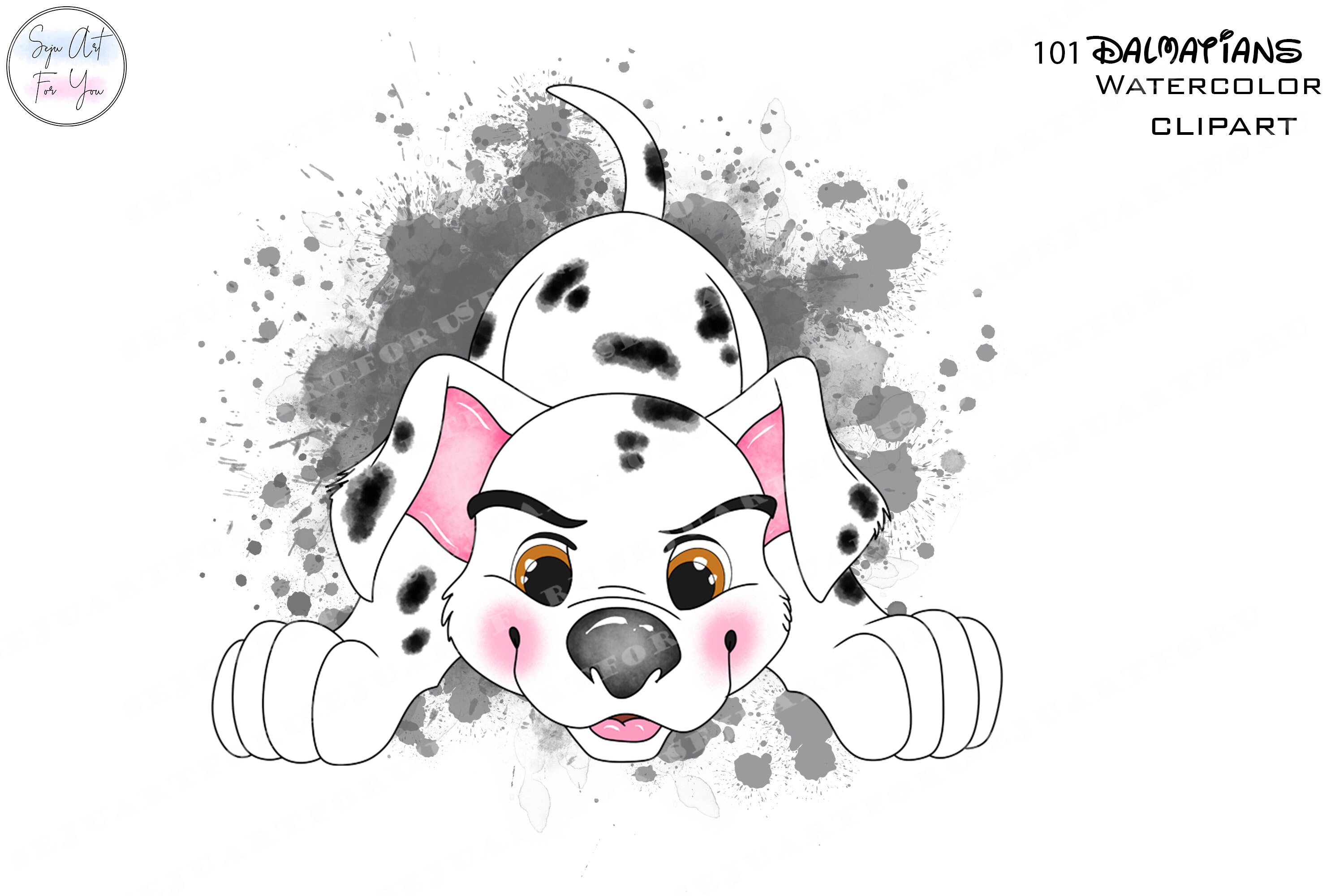 101 Dalmatians Clipart 101 Dalmatians 101 Dalmatians Png - Etsy UK