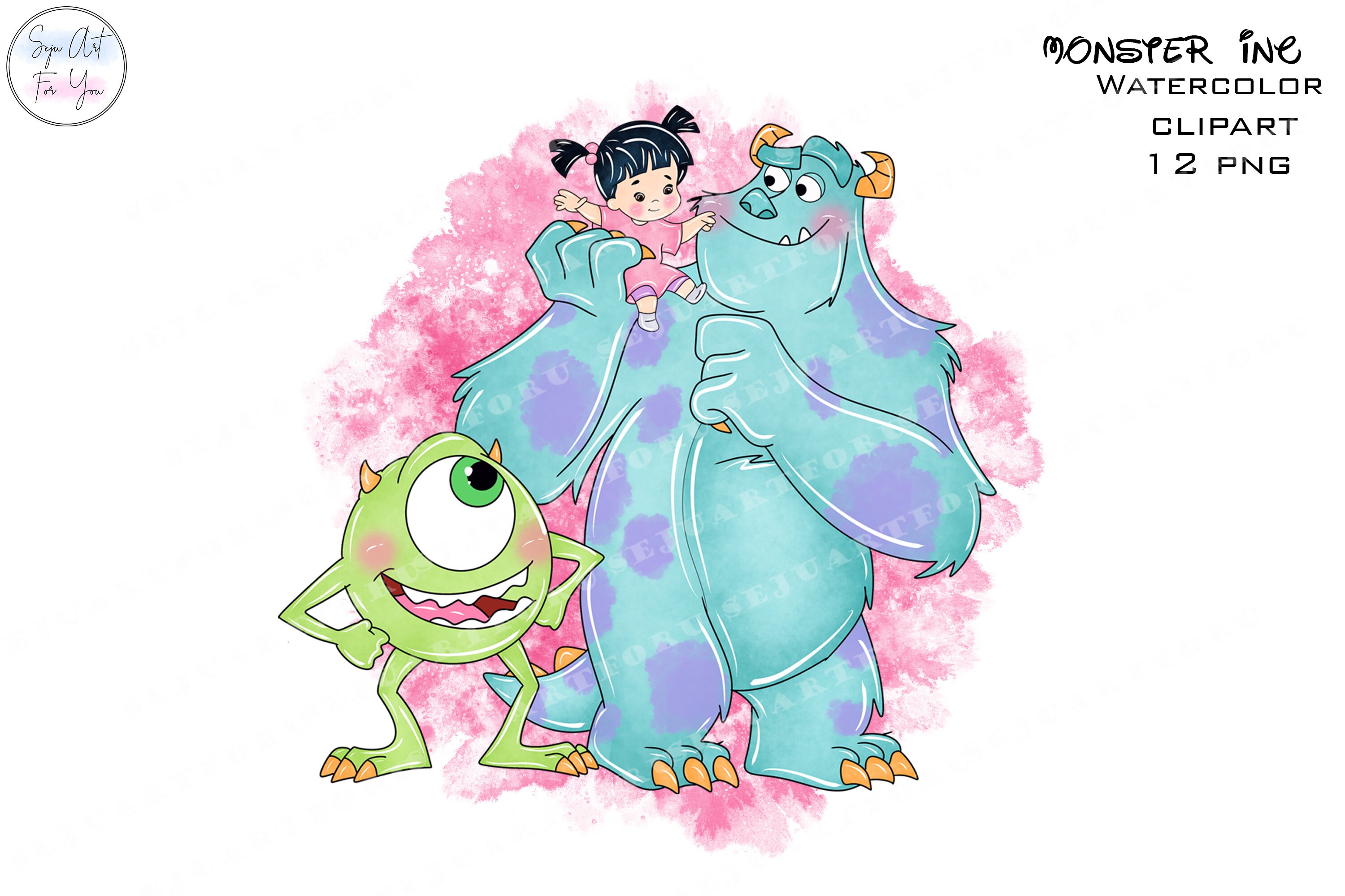 Monster Inc Clipart Monster Inc Clip Art Monster Inc - Etsy Ireland