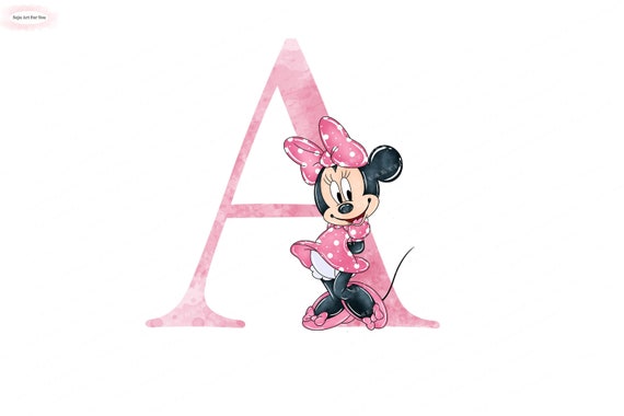 Minnie Mouse Alphabet Letters