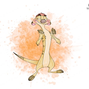 Lion King Watercolor Clipart, Simba, Scar (PNG Digital Download) - Etsy