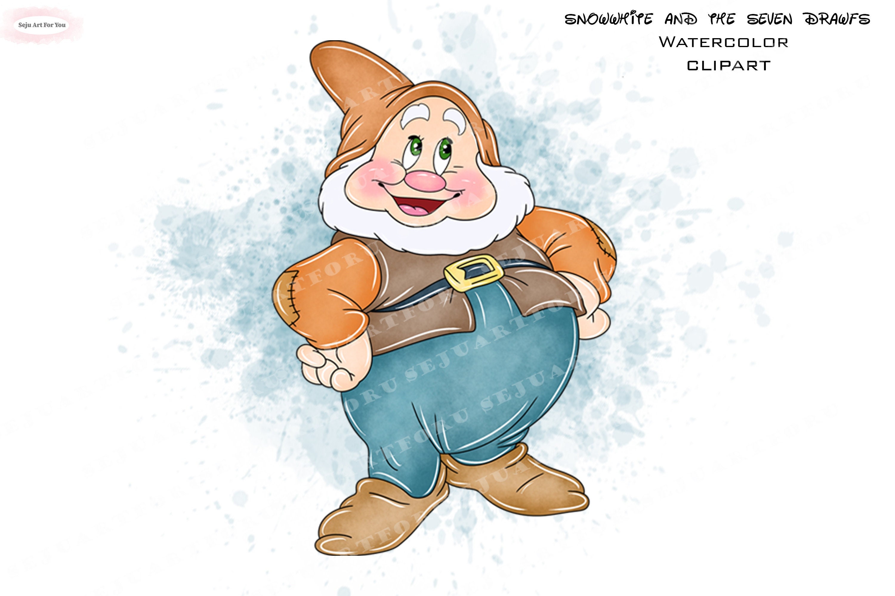 Free Grumpy Dwarf Clipart
