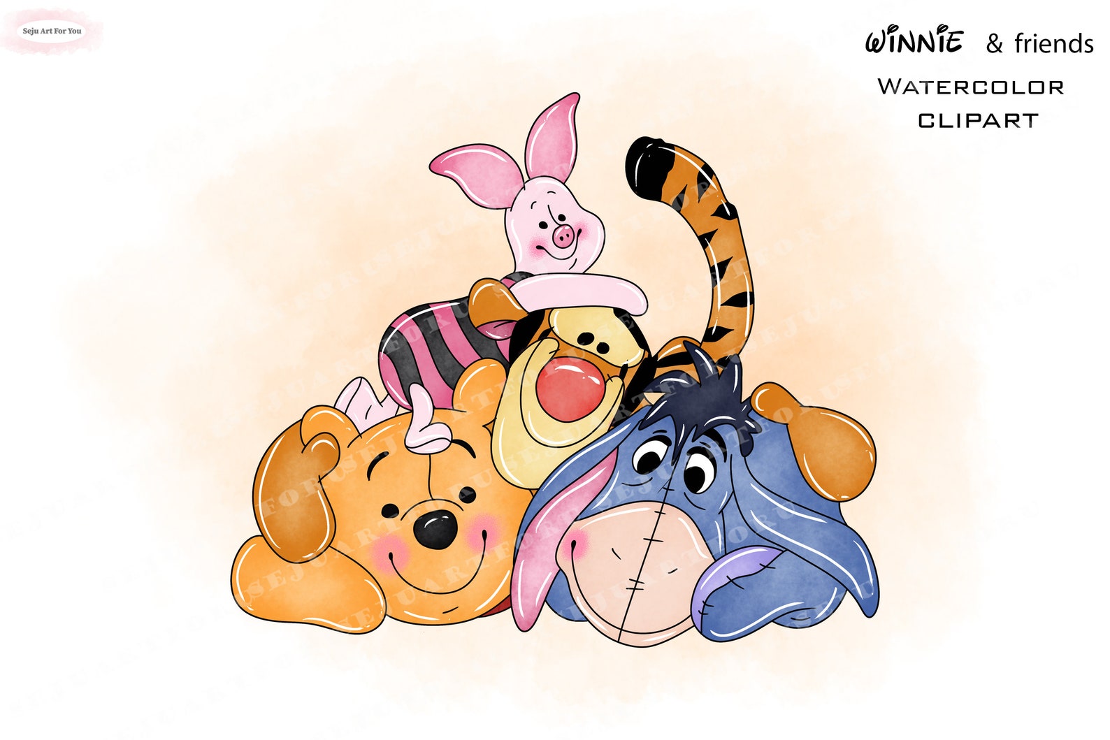 Winnie the Pooh Clipart Winnie the Pooh Clip Art Pooh - Etsy UK