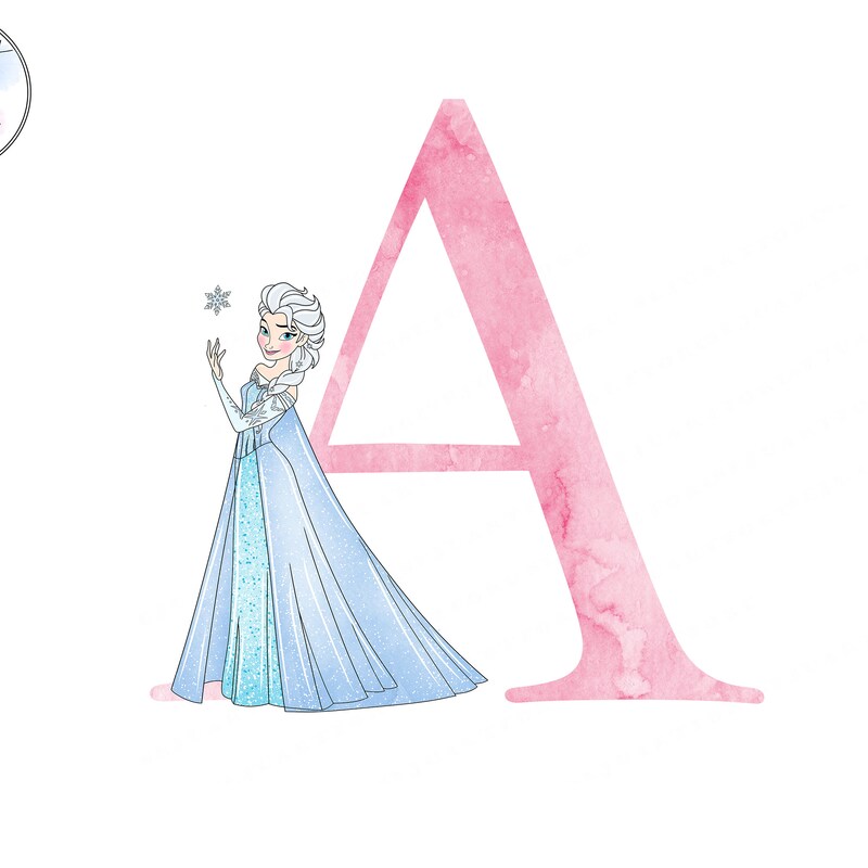 Frozen Alphabet - Etsy