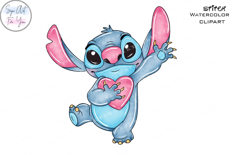 Stitch Clipartstitch Pngstitch Watercolor Stitch Clip Art - Etsy