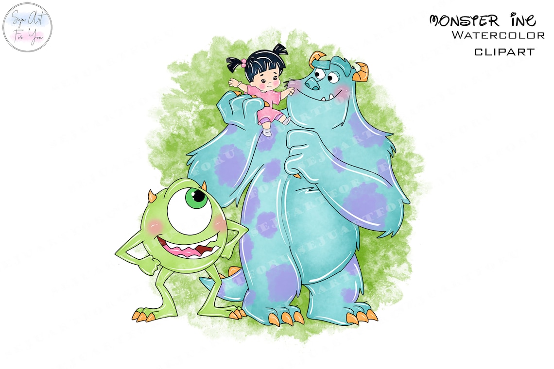Monster Inc Clipart Monster Inc Clip Art Monster Inc - Etsy Australia