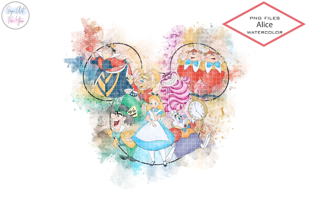Alice in Wonderland Alice Wonderland Png Mickey Ears Cliparts Png Files ...