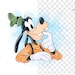 Goofy Watercolor Clipart, Cartoon Character PNG - Etsy UK
