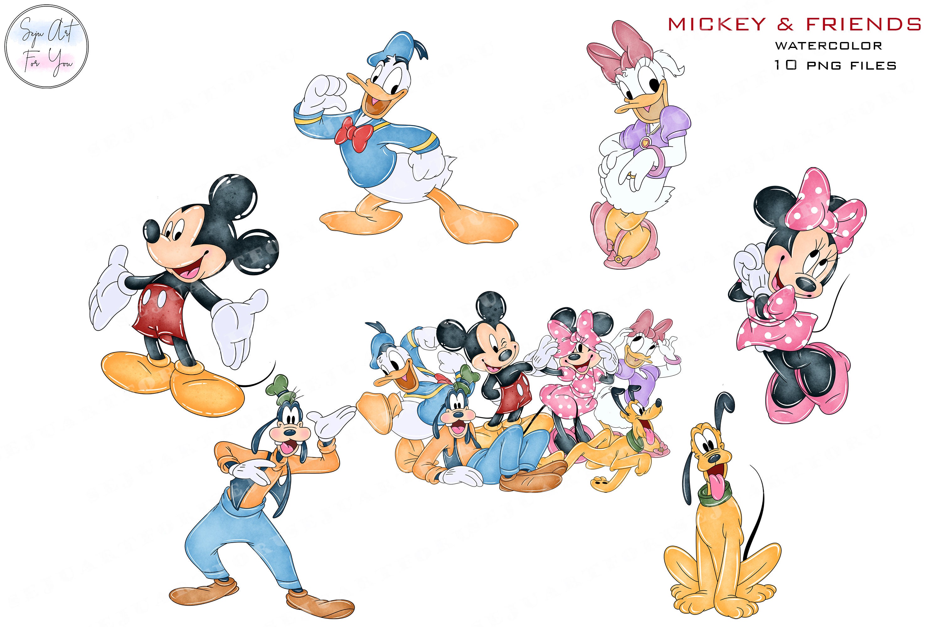 Mickey And Friends Free Clipart