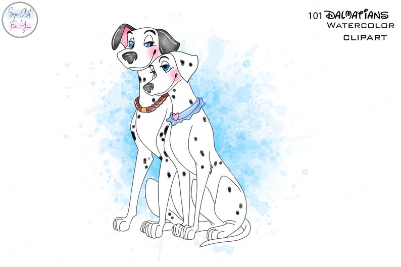 101 Dalmatians Clipart 101 Dalmatians 101 Dalmatians Png - Etsy