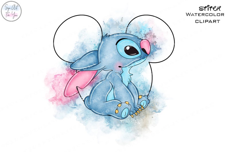 Stitch Clipartstitch Pngstitch Watercolor Stitch Clip Art - Etsy