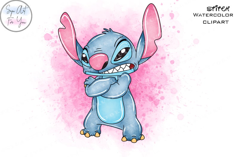 Stitch Clipartstitch Pngstitch Watercolor Stitch Clip Art - Etsy