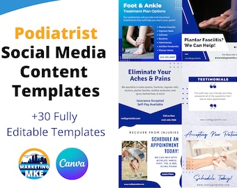 Podiatry Social Media - Etsy
