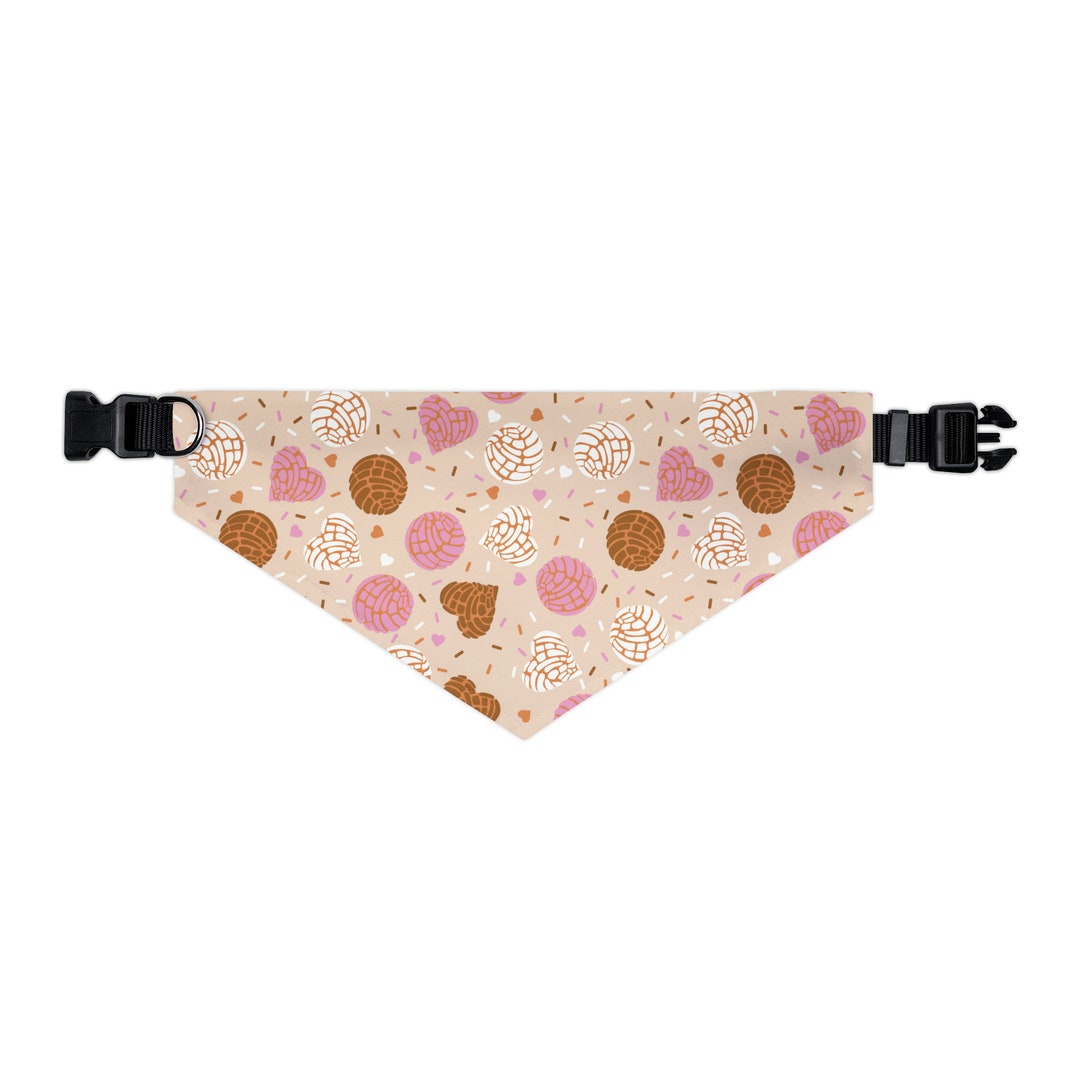 Cute Concha Pet Bandana Collar / Fall Pet Collar / Mexican Concha Dog ...