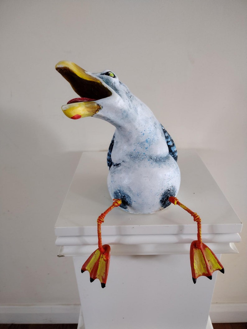 Grumpy Seagull "sandy" - Etsy UK