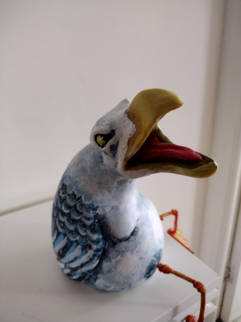 Grumpy Seagull "sandy" - Etsy UK